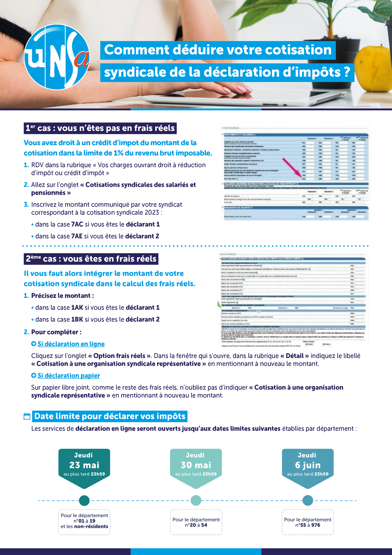Tuto “Comment déduire votre cotisation syndicale de la déclaration d ...